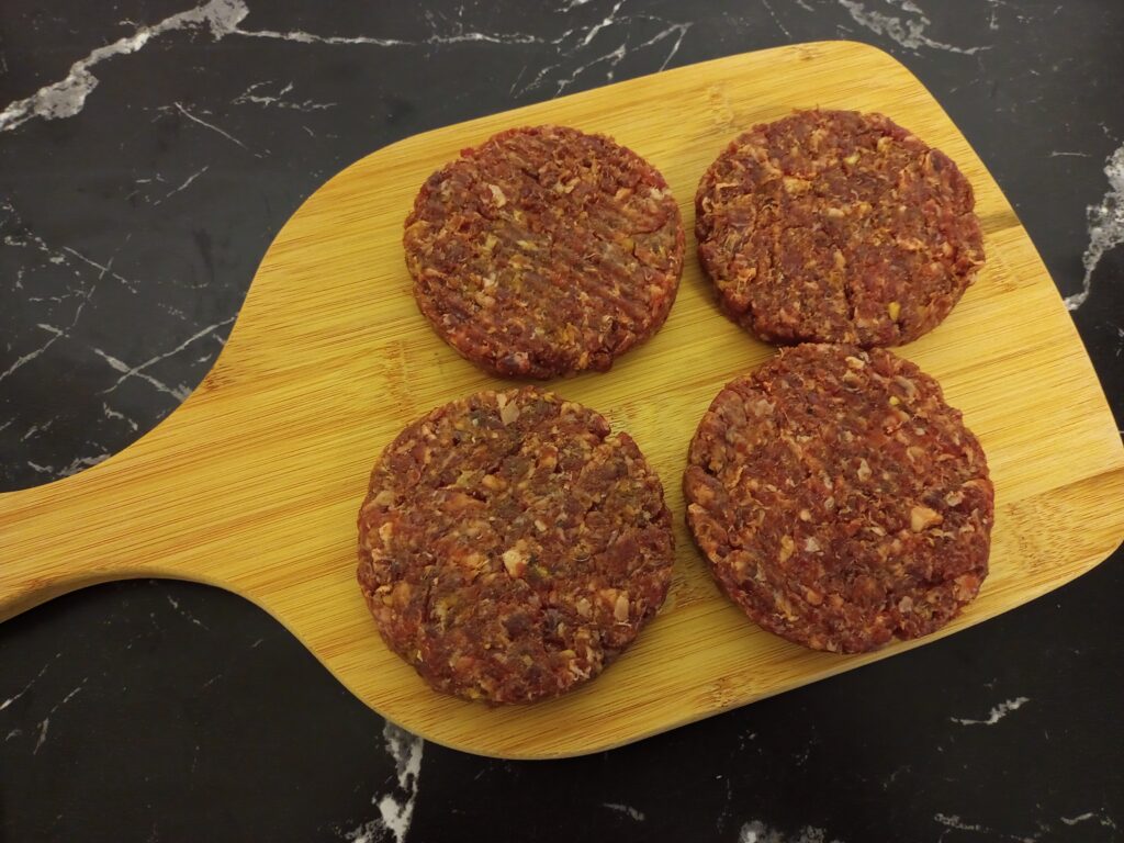 4 Marmite Beef Burgers - C Stevens Traditional Butcher